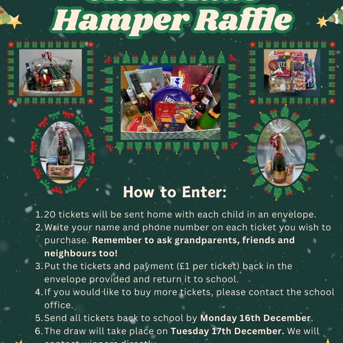 Juniper CMS Website - Christmas Hamper Raffle